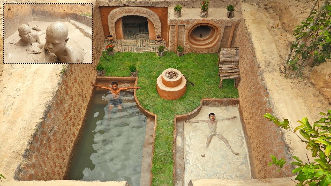 Experience a unique jungle vacation: Mud pool, swimming pool & eco ...