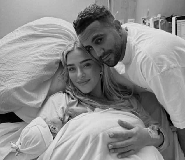 Riyad Mahrez and wife Taylor Ward share heartwarming first pictures of ...