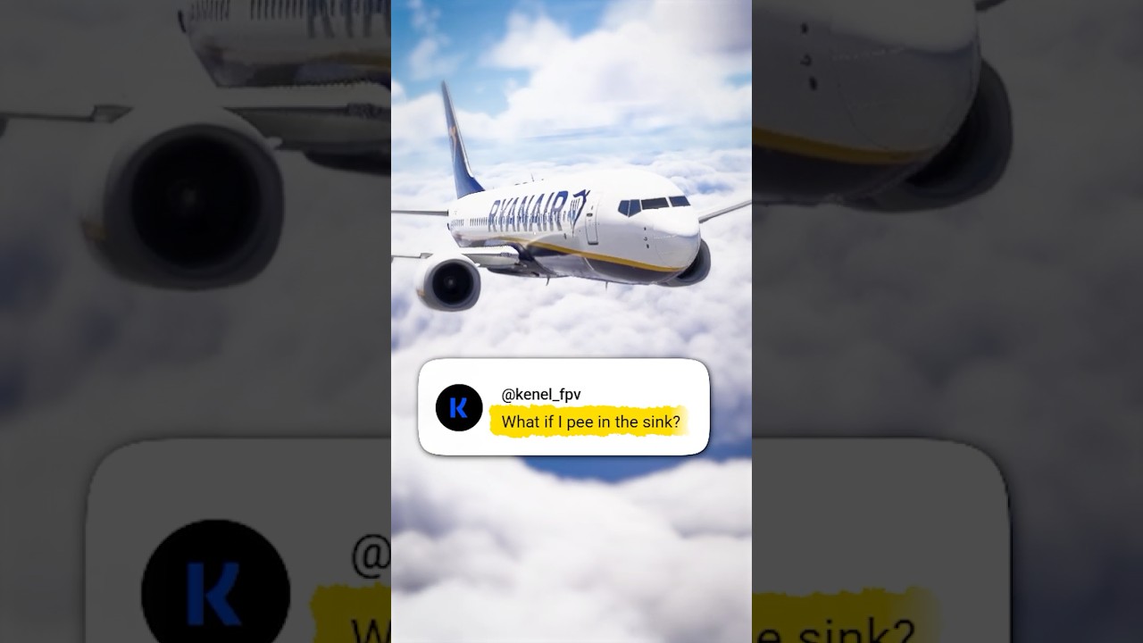 Peeing in Airplane Sink Explained