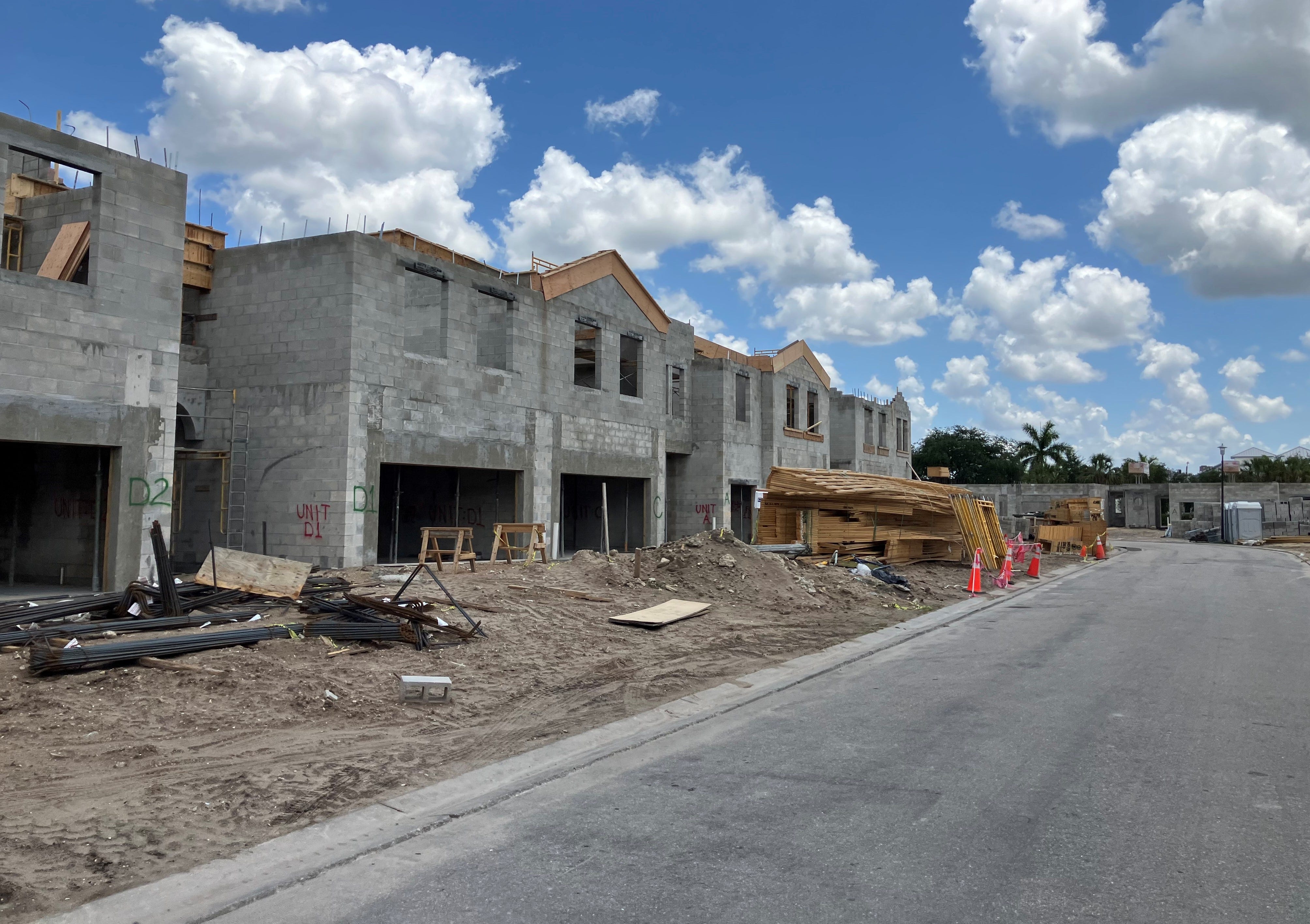 It ain't no pitter patter. Lowering the boom on construction. What are ...