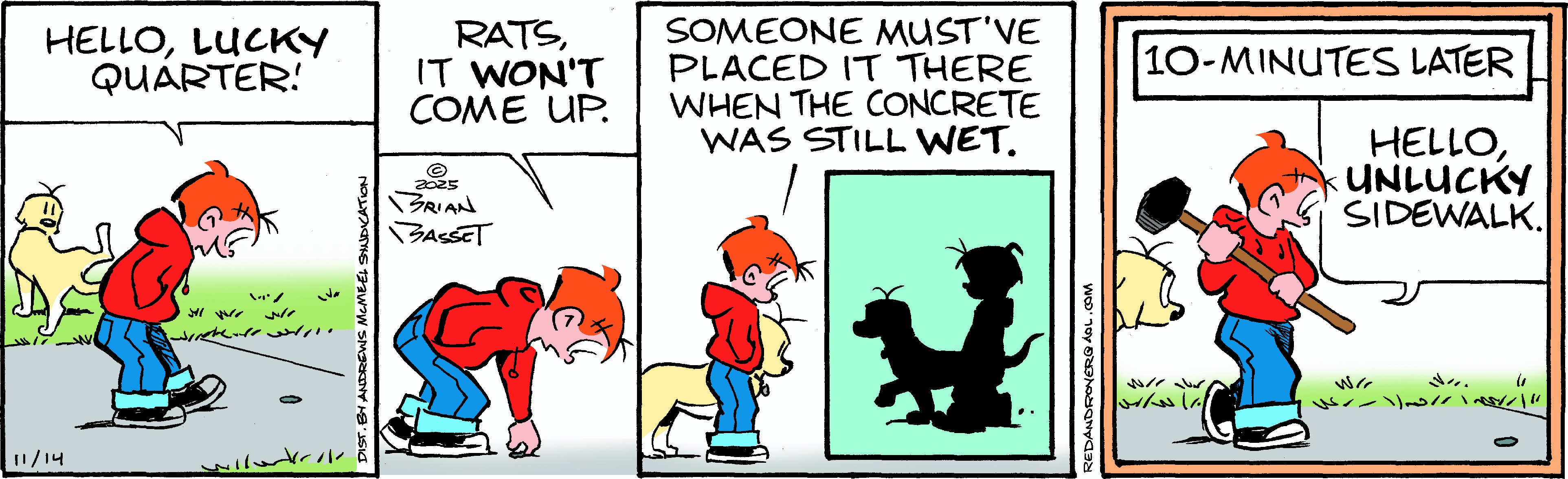 Red and Rover by Brian Basset