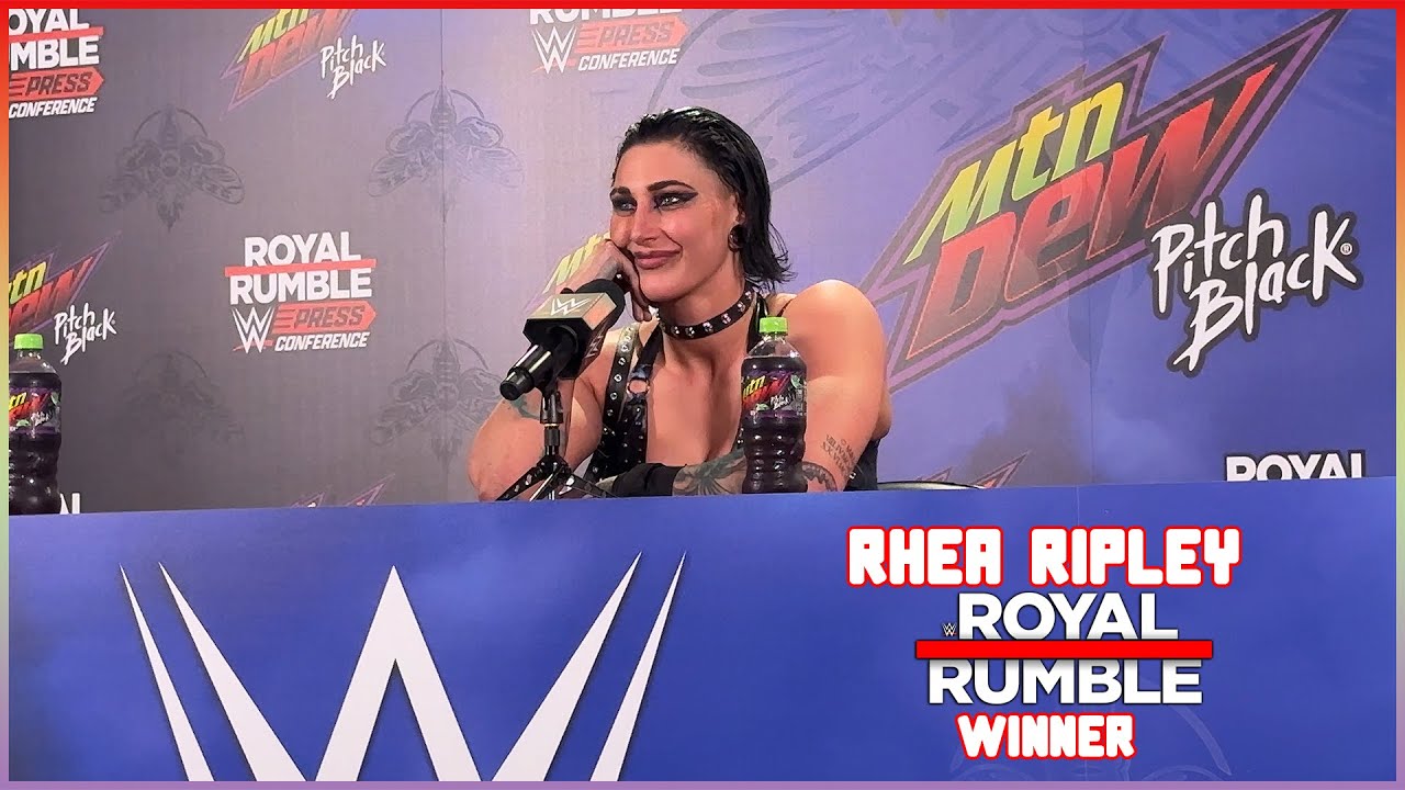 WWE Royal Rumble 2023 Press Conference with Rhea Ripley