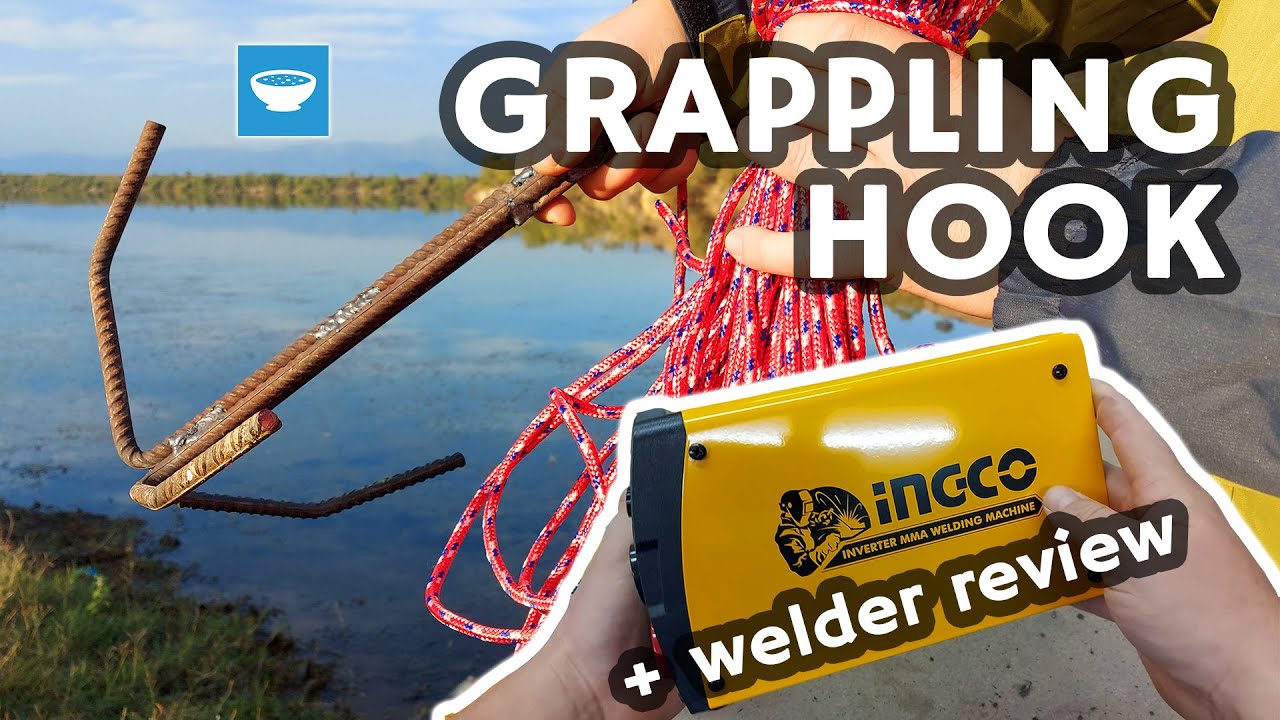 Making a Grappling Hook + INGCO 160A DC Inverter Welding Machine Review