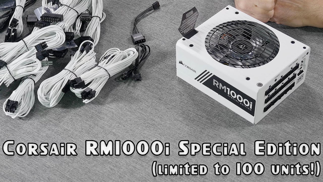Corsair RM1000i special edition white - limited to 100 units!