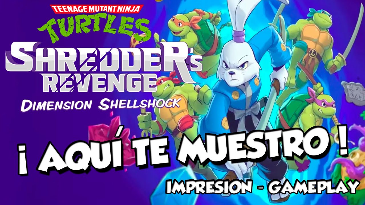 TMNT Shredder's Revenge DLC Dimension Shellshock gameplay español