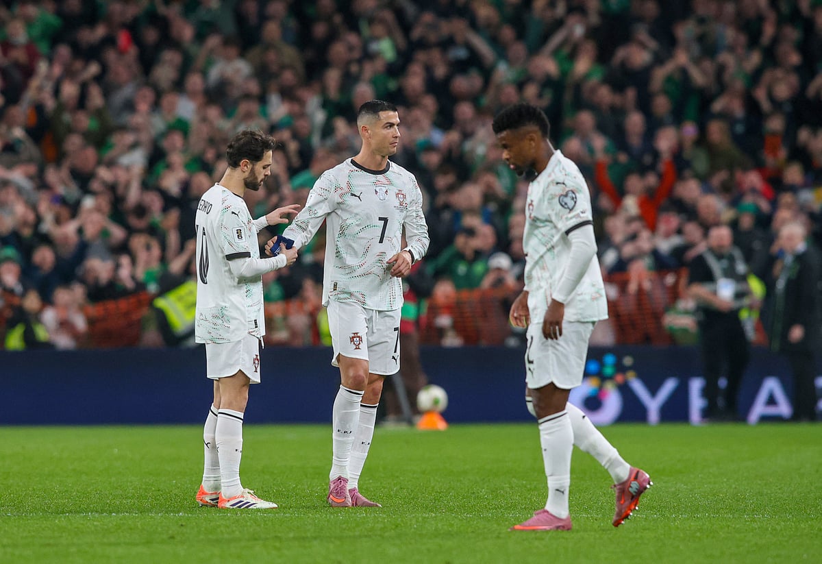 Ronaldo sent off as Ireland stun Portugal in World Cup qualifier