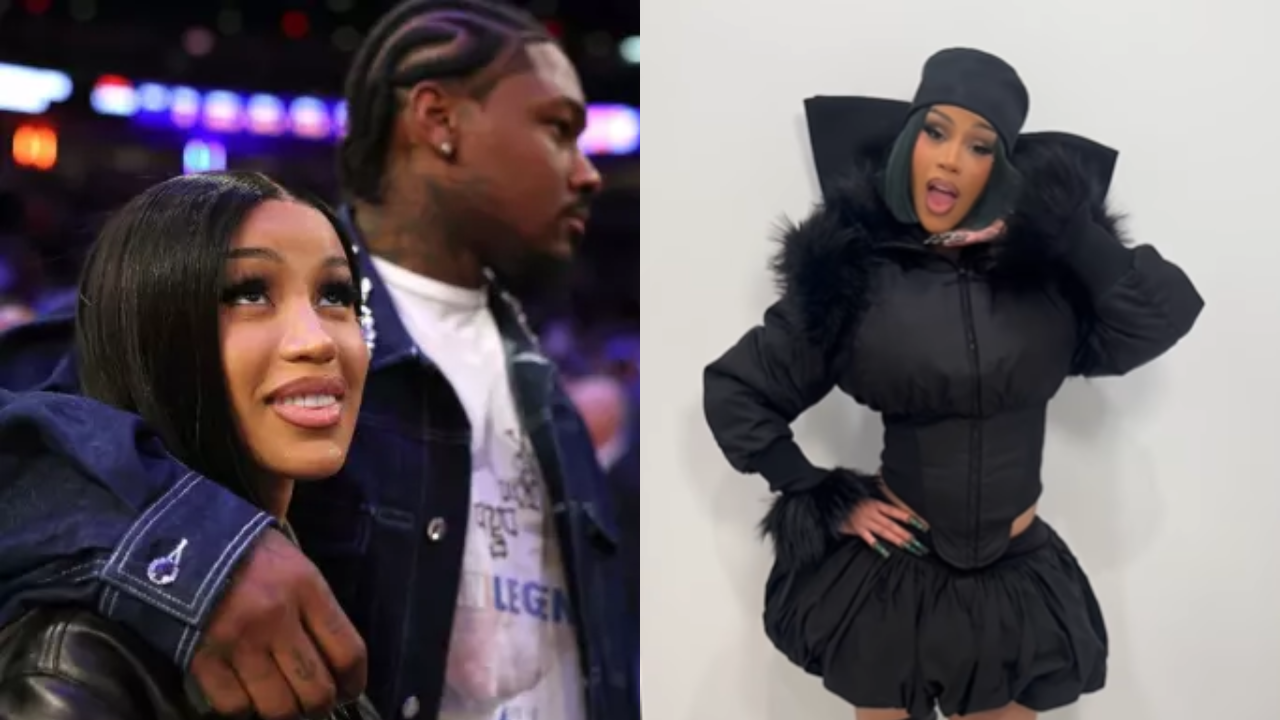 Cardi B welcomes baby boy with boyfriend Stefon Diggs; Rapper rings in ...