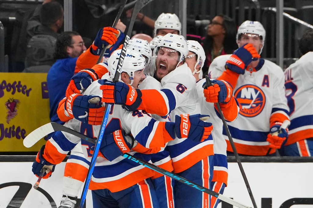 Islanders rally past Golden Knights for gritty overtime victory