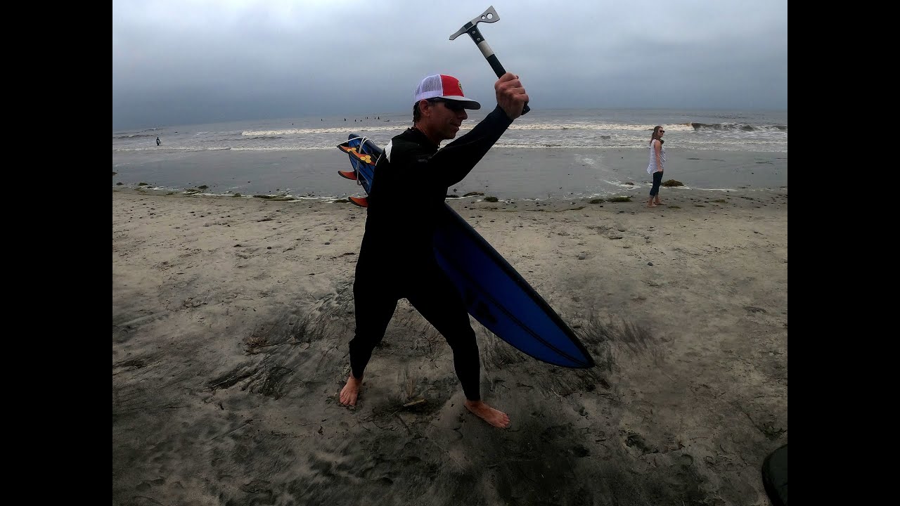 Blind guy throwing axes, knives and surfing - PGBS ep 20