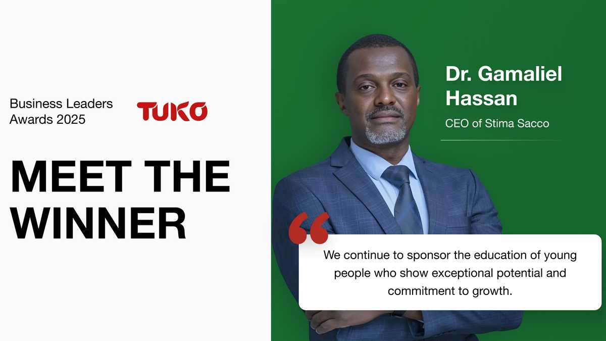 TUKO.co.ke Business Leaders Awards 2025: Gamaliel Hassan honoured for ...