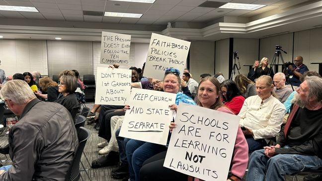 Kern County Board of Education postponed vote on Ten Commandments ...