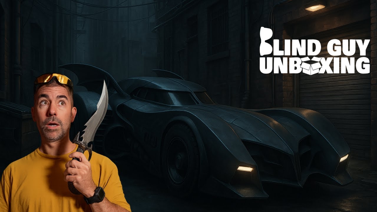 Did I get the Batmobile?– a blind guy unboxing