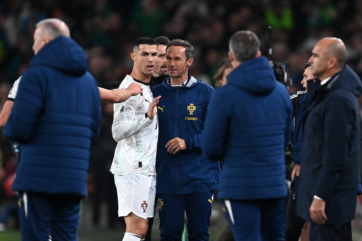 Cristiano Ronaldo risks World Cup ban after red card against Ireland