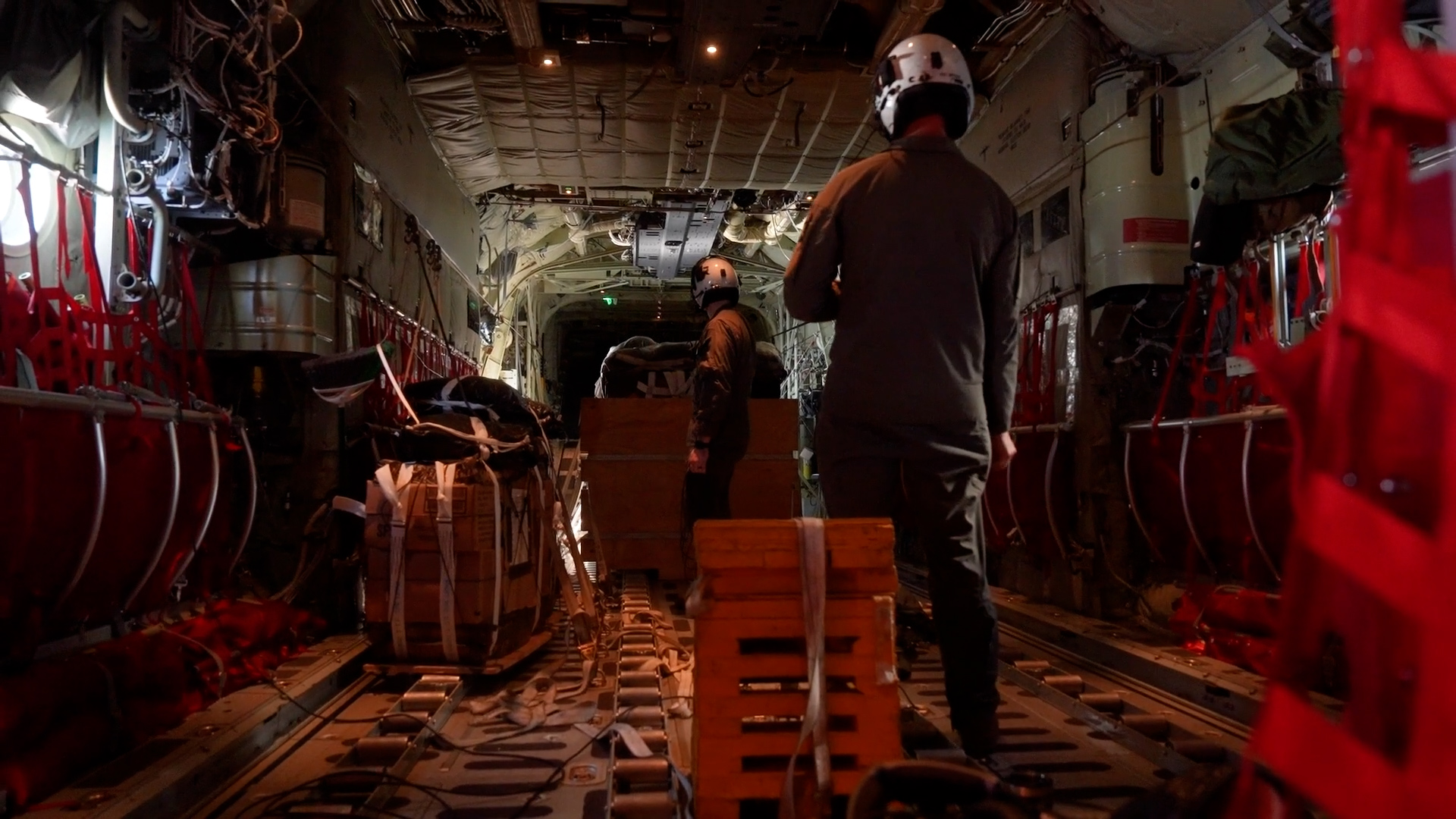 U.S. Forces Conduct Airdrop Training Mission