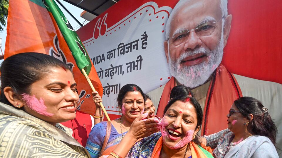 Bihar Assembly Election 2025: BJP workers credit ‘bhagwan Modi’ as ...