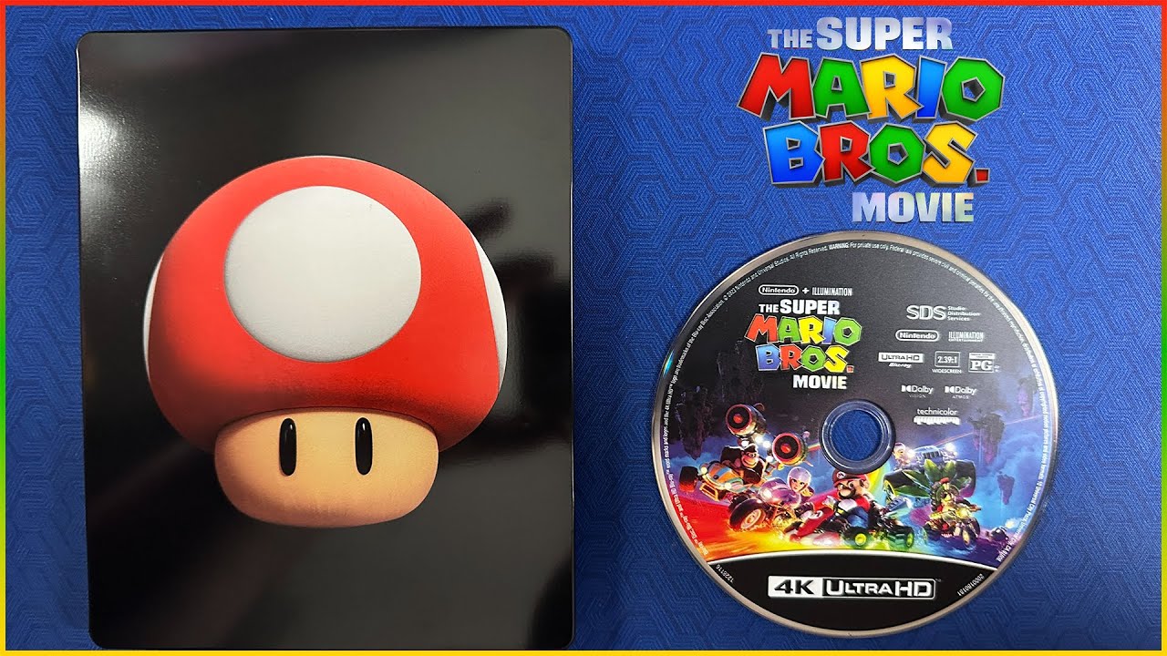 The Super Mario Bros. Movie steelbook unboxing (Best Buy exclusive)