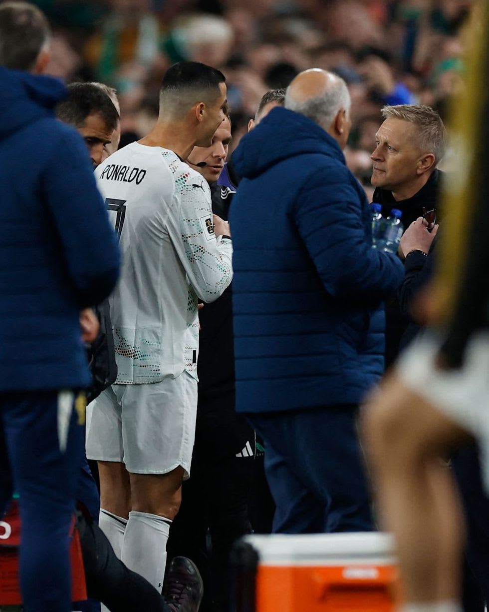 Portugal boss makes feelings clear after Cristiano Ronaldo's red card ...