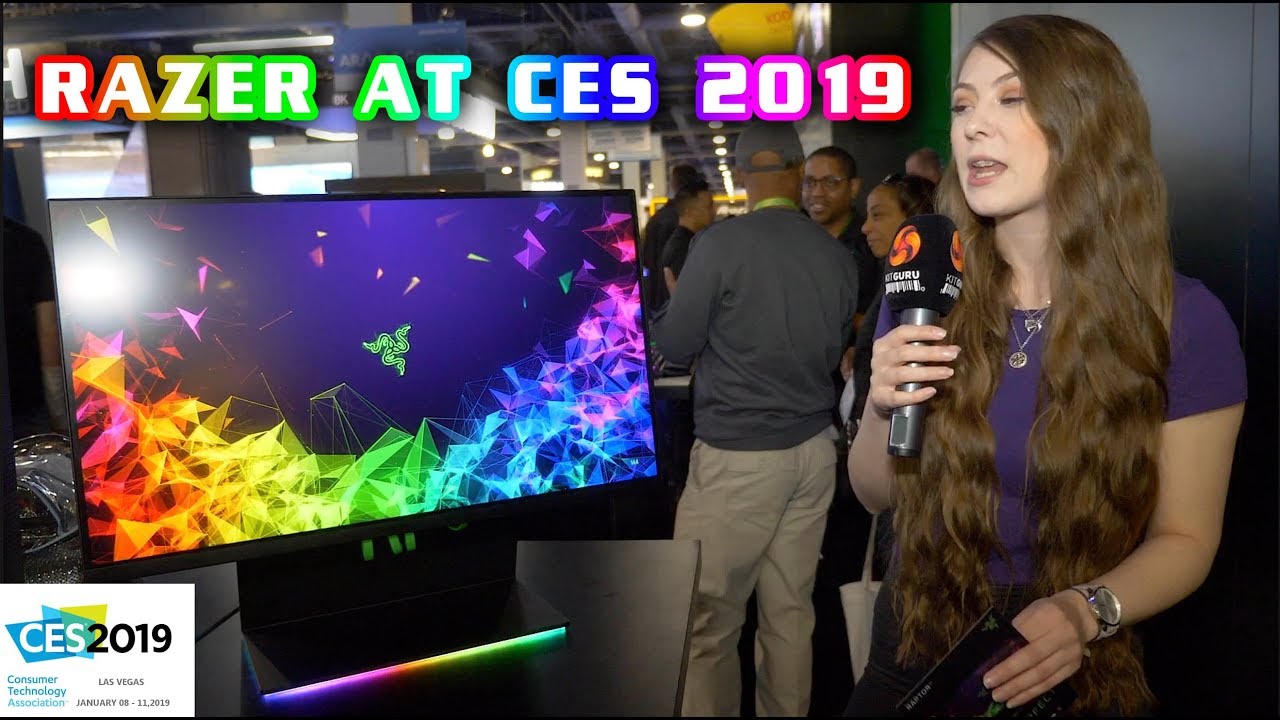 Razer at CES 2019 - Briony sees new laptops, RGB, gaming monitor - case ...