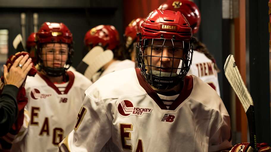 Campbell’s 43 Saves, Trio of Third Period Goals Lift Eagles to Women’s ...