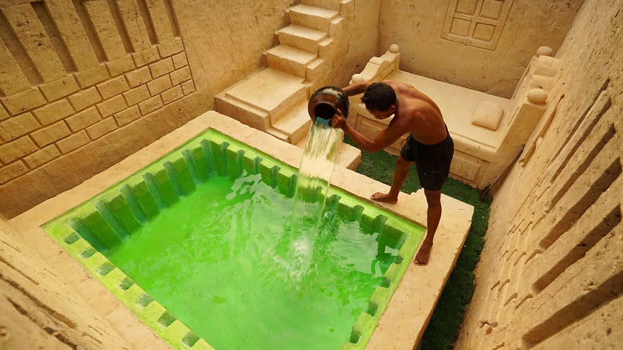 One man, one shovel: Building an incredible underground earth house by hand
