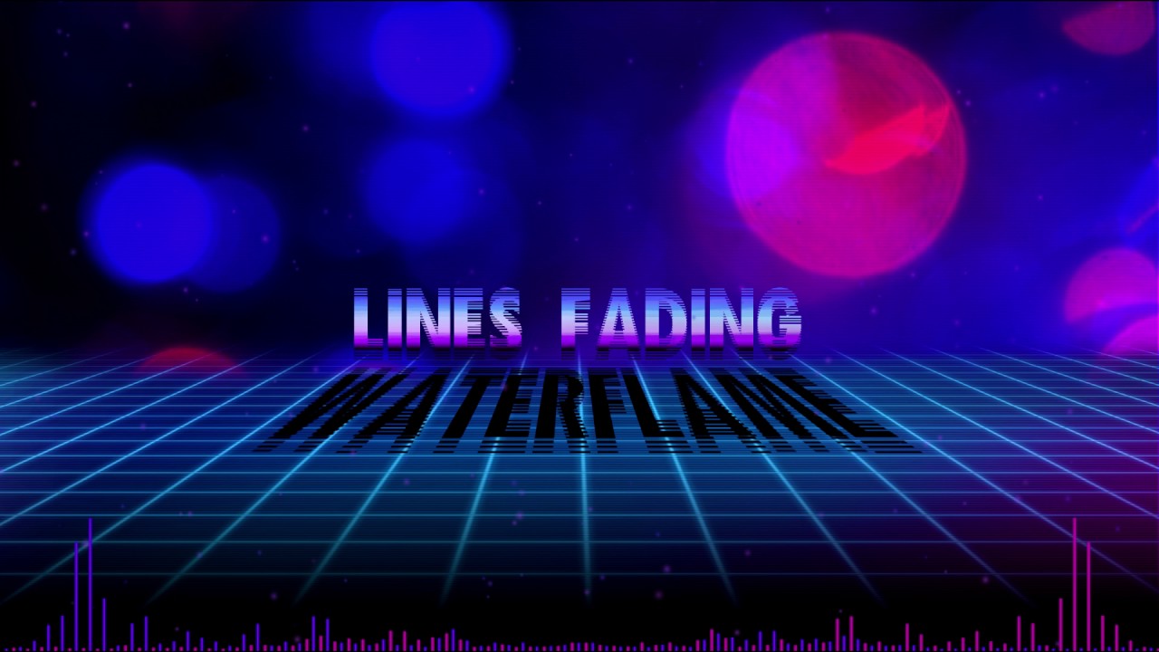 Lines fading [breakbeat/techno music]