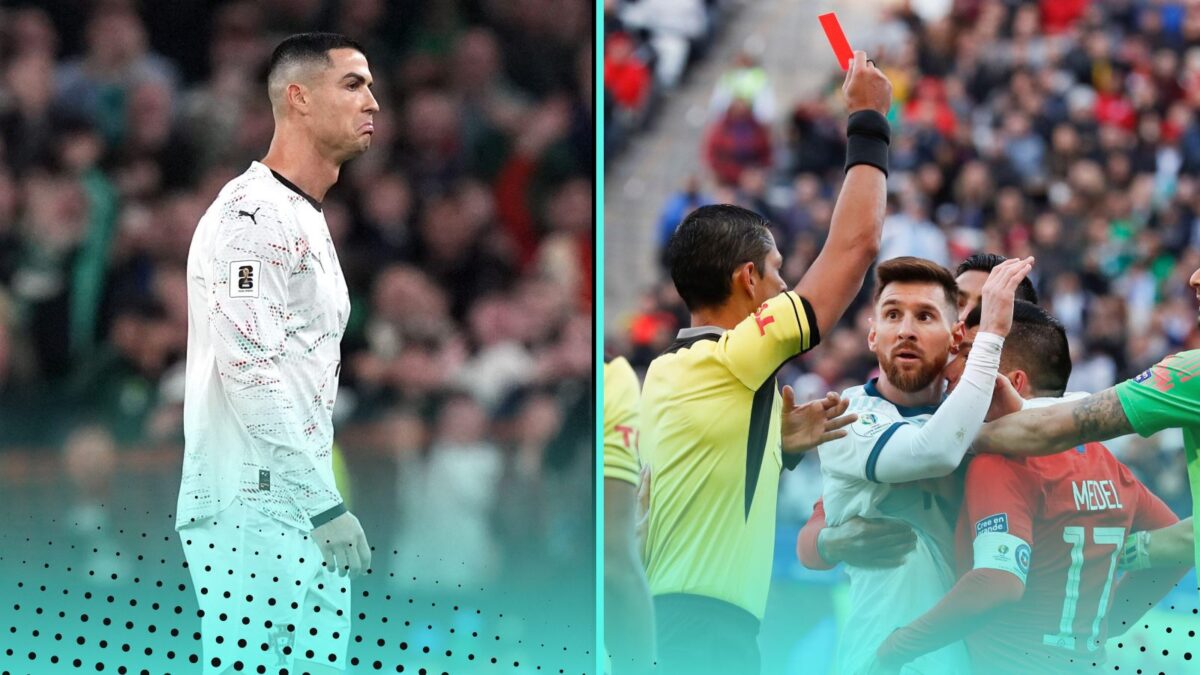 Comparing Lionel Messi and Cristiano Ronaldo’s disciplinary records ...