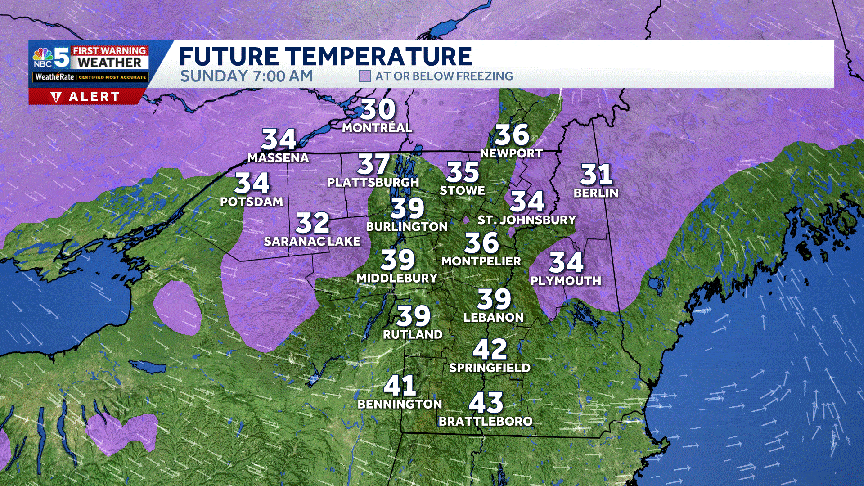 Rounds of rain, ice, snow and wind to impact Vermont, New York over the ...