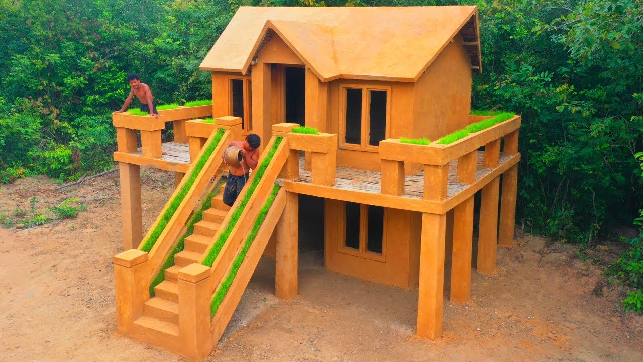 This Hand Built Underground Mansion With Pool and Slide Took 121 Days ...