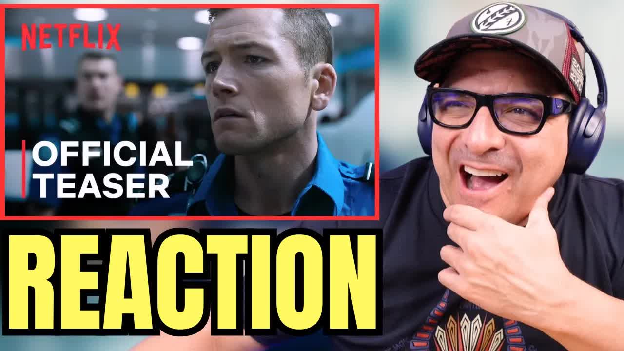 Carry-on teaser trailer reaction | Netflix | Taron Egerton
