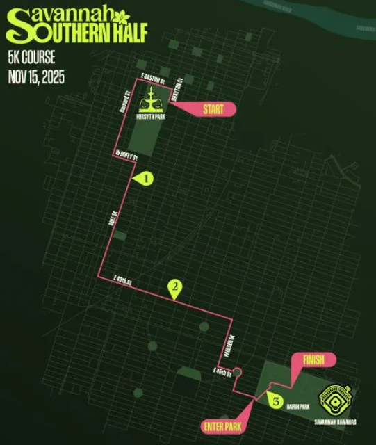 Inaugural Savannah Southern Half Marathon and 5K set for Saturday morning