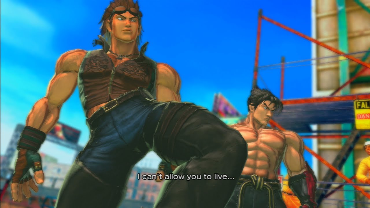 Street Fighter X Tekken playthrough - Hwoarang and Jin (team flexin!)