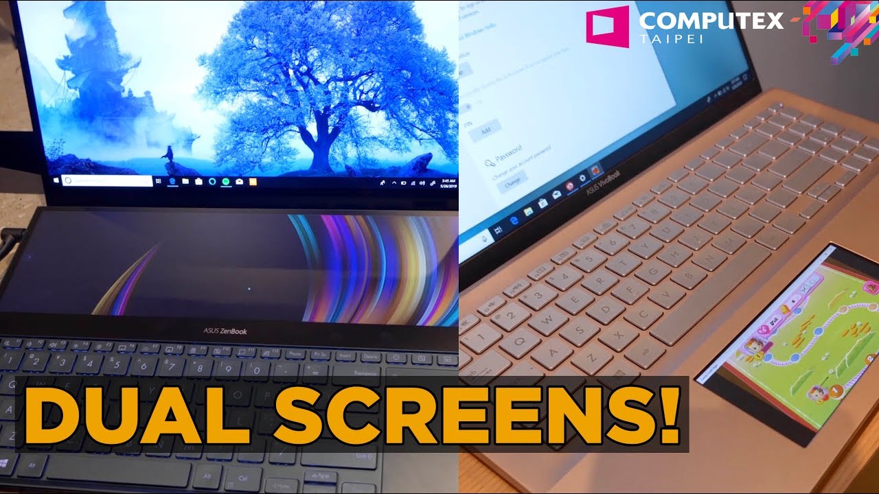 Computex 2019: ASUS ZenBook Pro Duo - dual screen laptop!