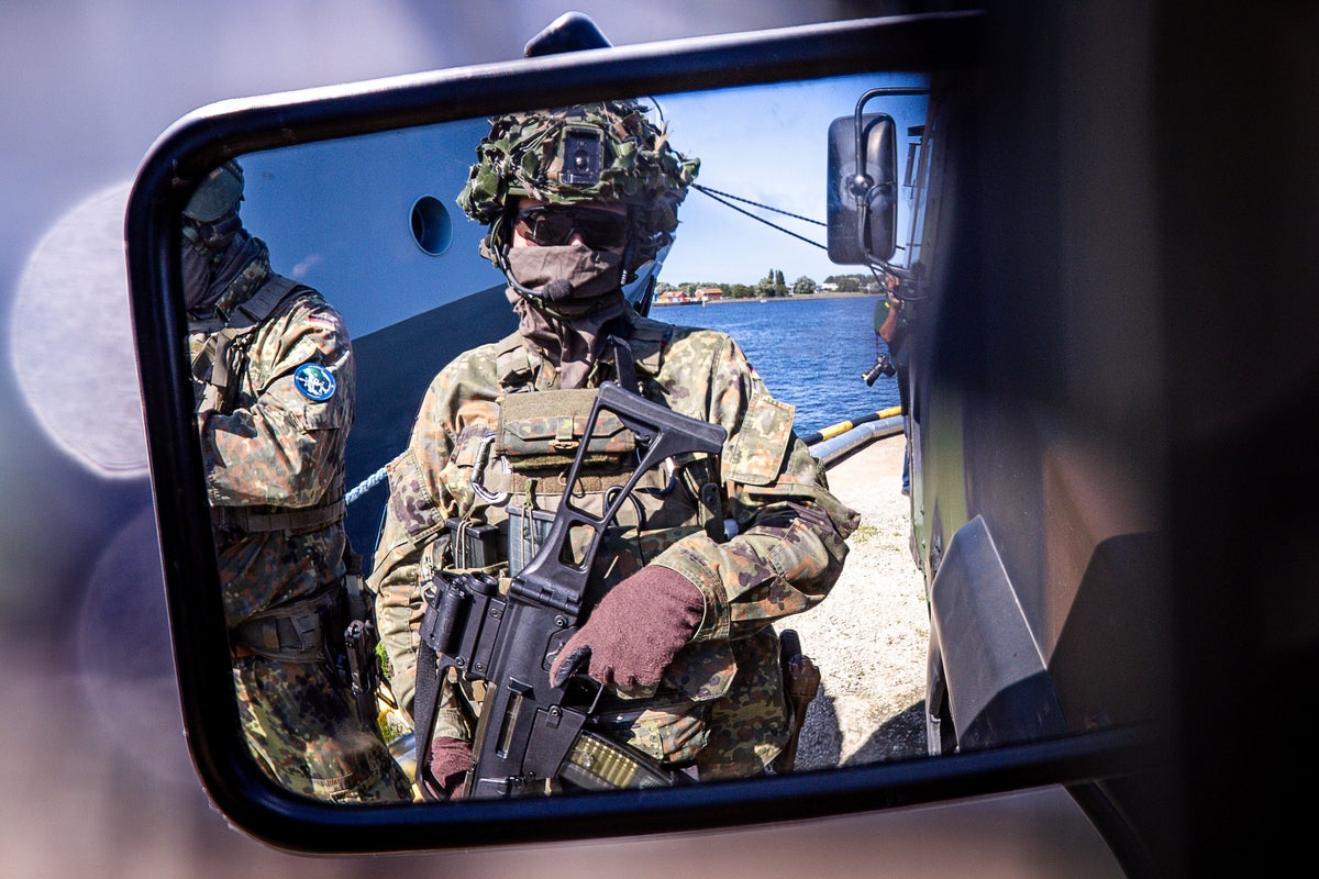 Britain’s flag-wavers left behind as Germany prepares for war