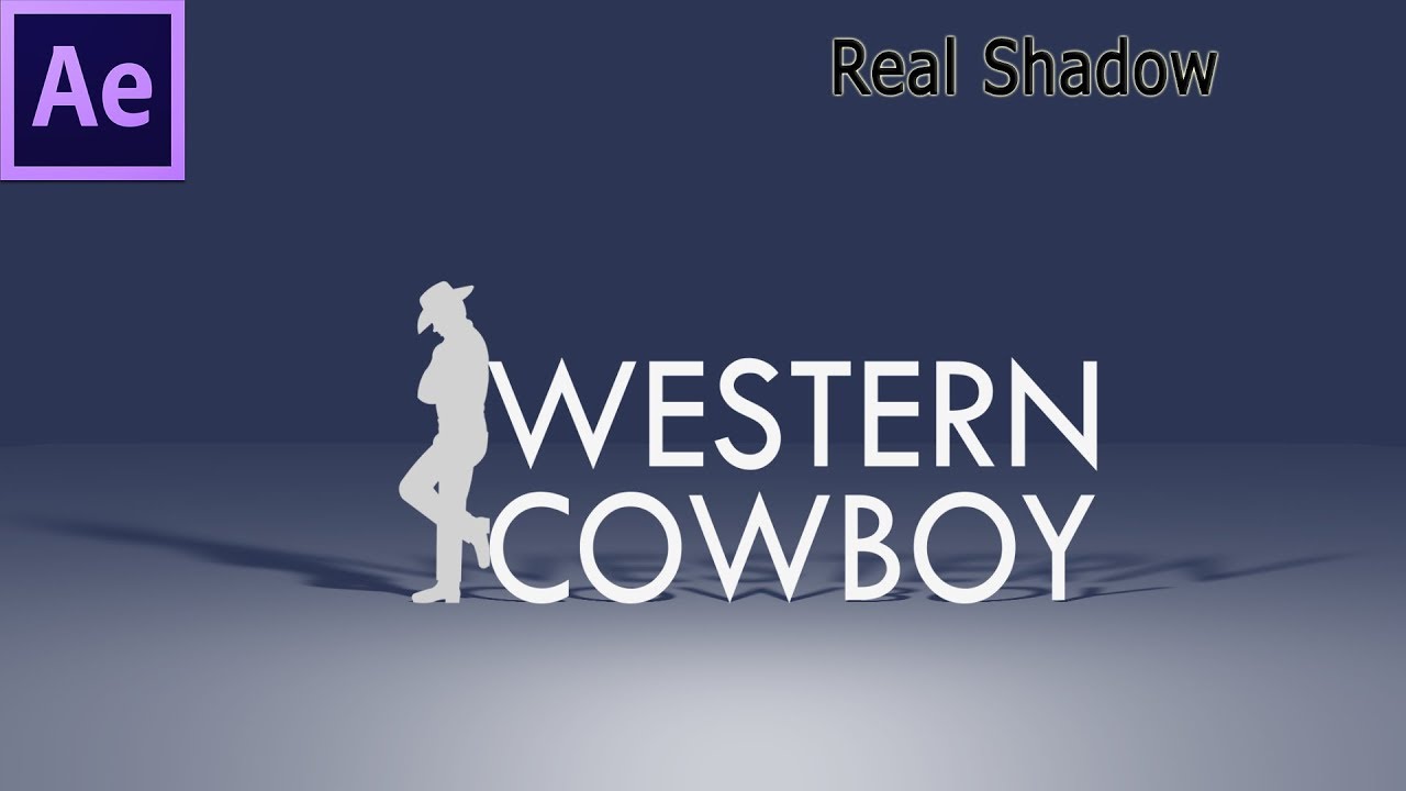 Create real shadow for text or logo in After Effects - 107