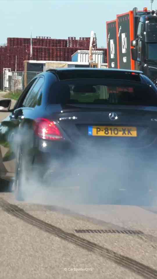 This 700HP C63S AMG melts semi slicks like they’re nothing