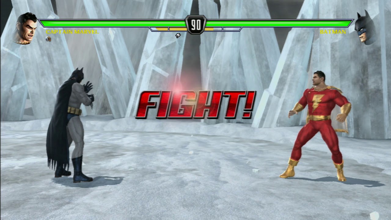 MK vs DC battles - Captain Marvel vs Batman