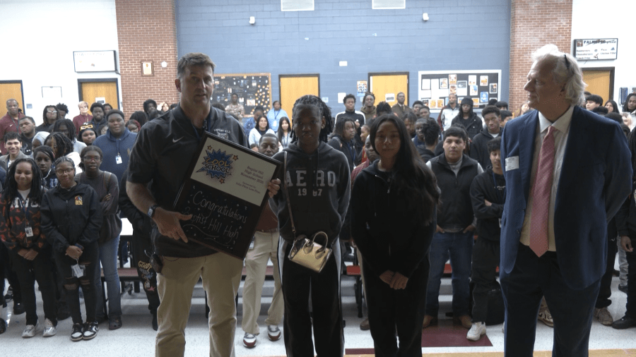 Baptist Hill High School receives the News 2 Cool School award