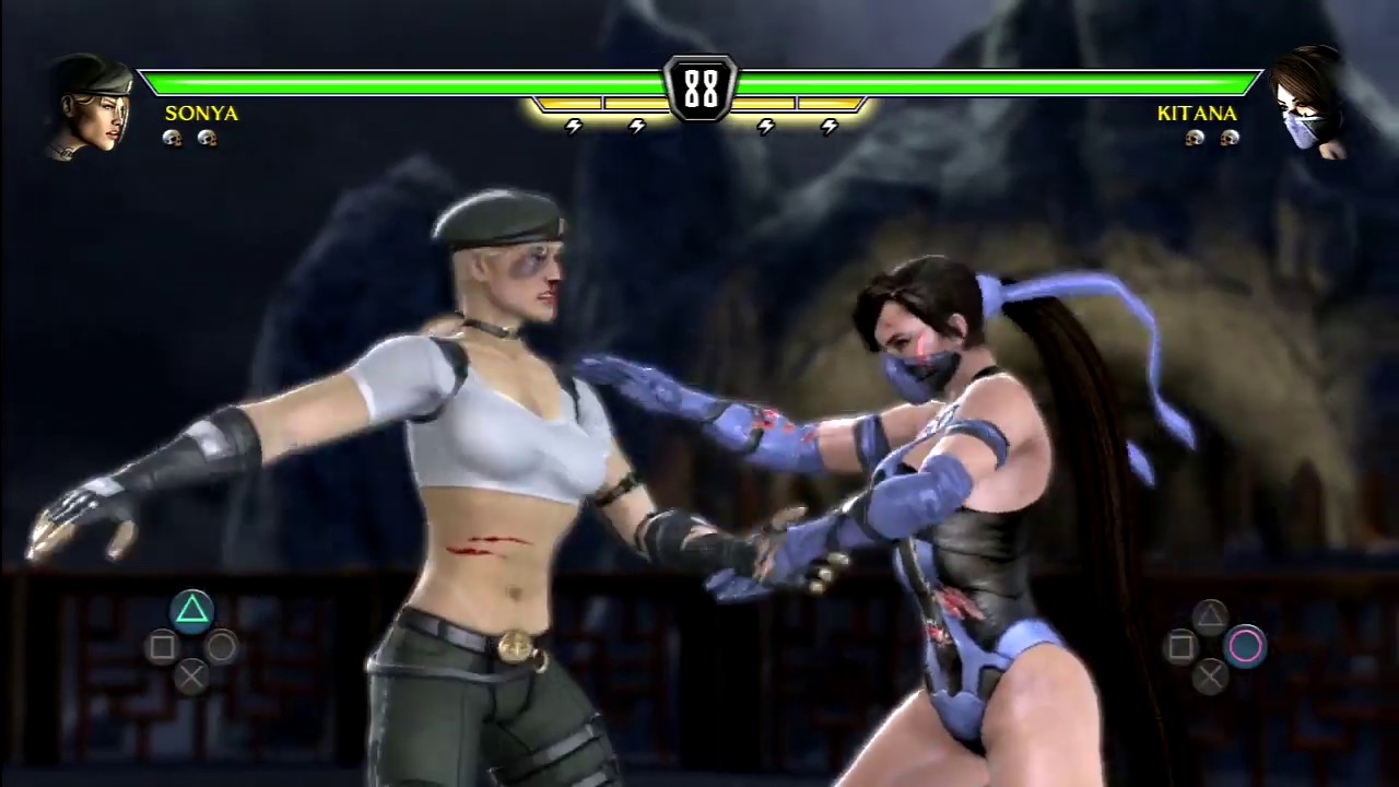 MK VS DC Klose Kombat - Sonya VS Kitana