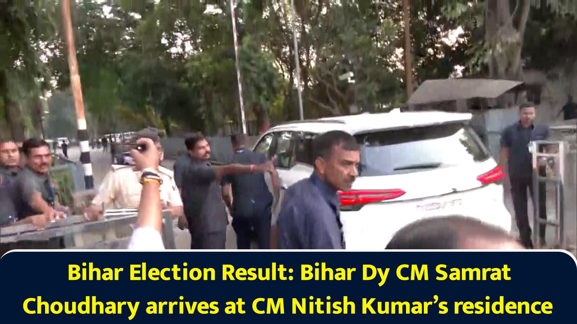 Bihar Election Result: Bihar Dy CM Samrat Choudhary arrives at CM ...