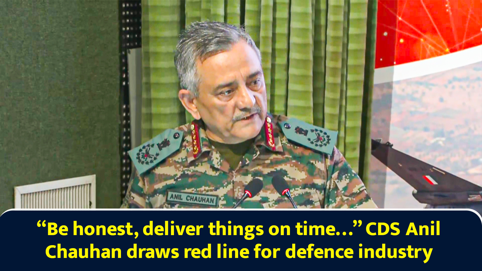 “Be honest, deliver things on time…” CDS Anil Chauhan draws red line ...