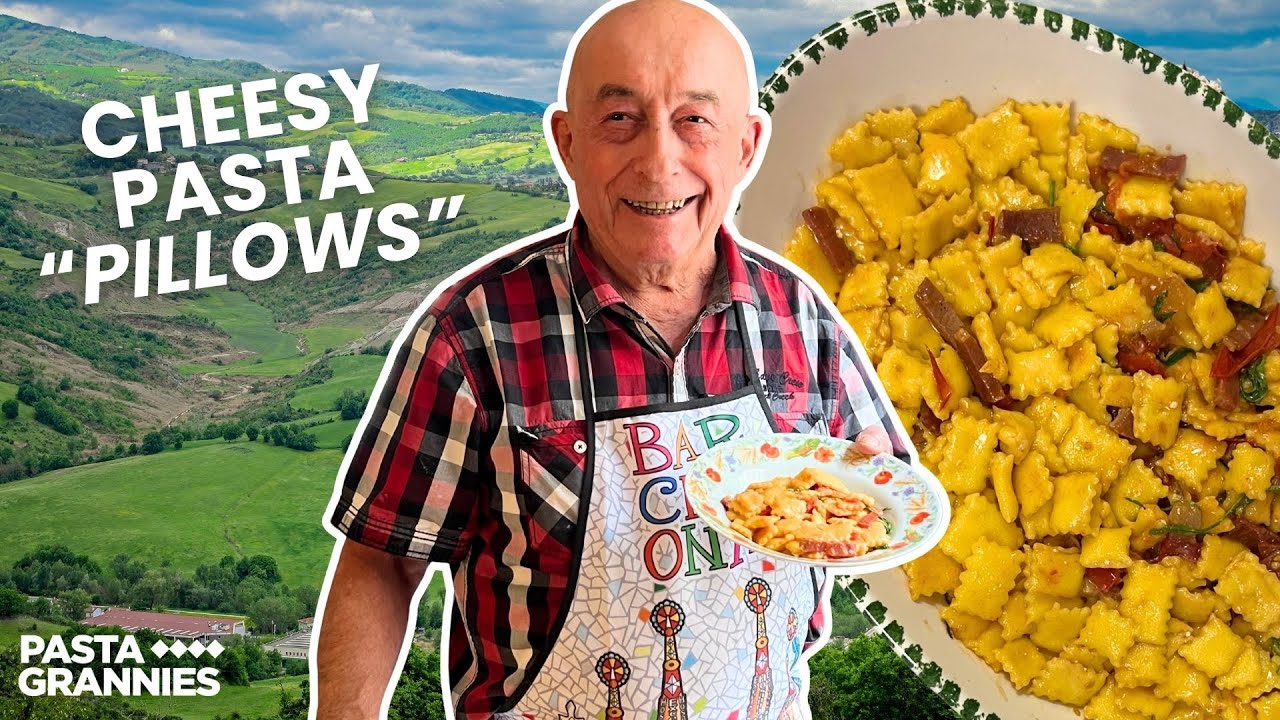 Pasta Grandpa Cicci Makes Cheesy Pasta Pillows
