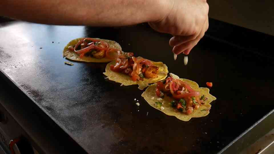 Shrimp Tacos Ever on the Blackstone Griddle