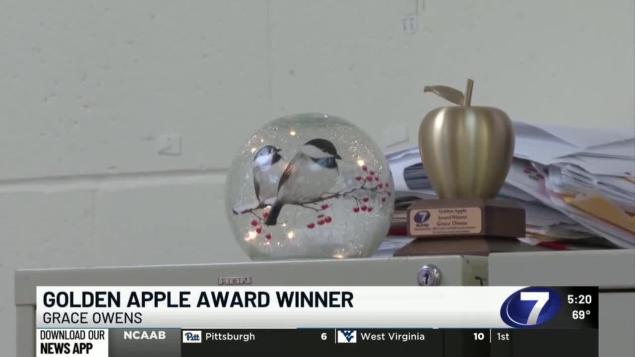 This week’s Golden Apple Award winner is Grace Owens