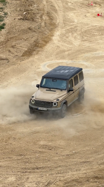 El increíble G-Turn del Mercedes G580 EV