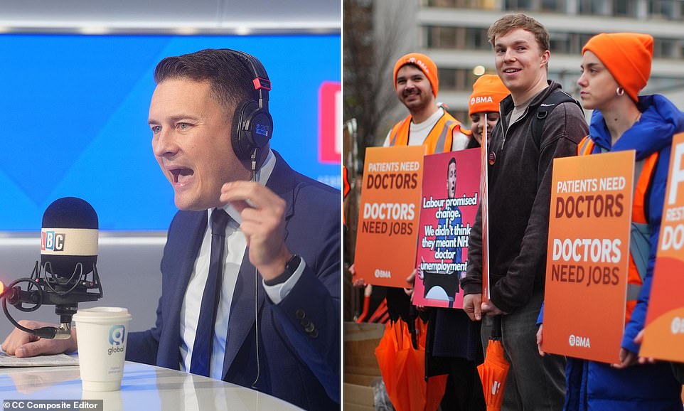 Wes Streeting accuses British Medical Association of 'cartel-like behavior'