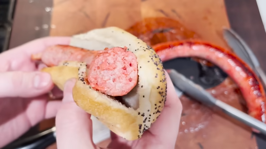 I tried turning Wack-O Wax lips into a sausage