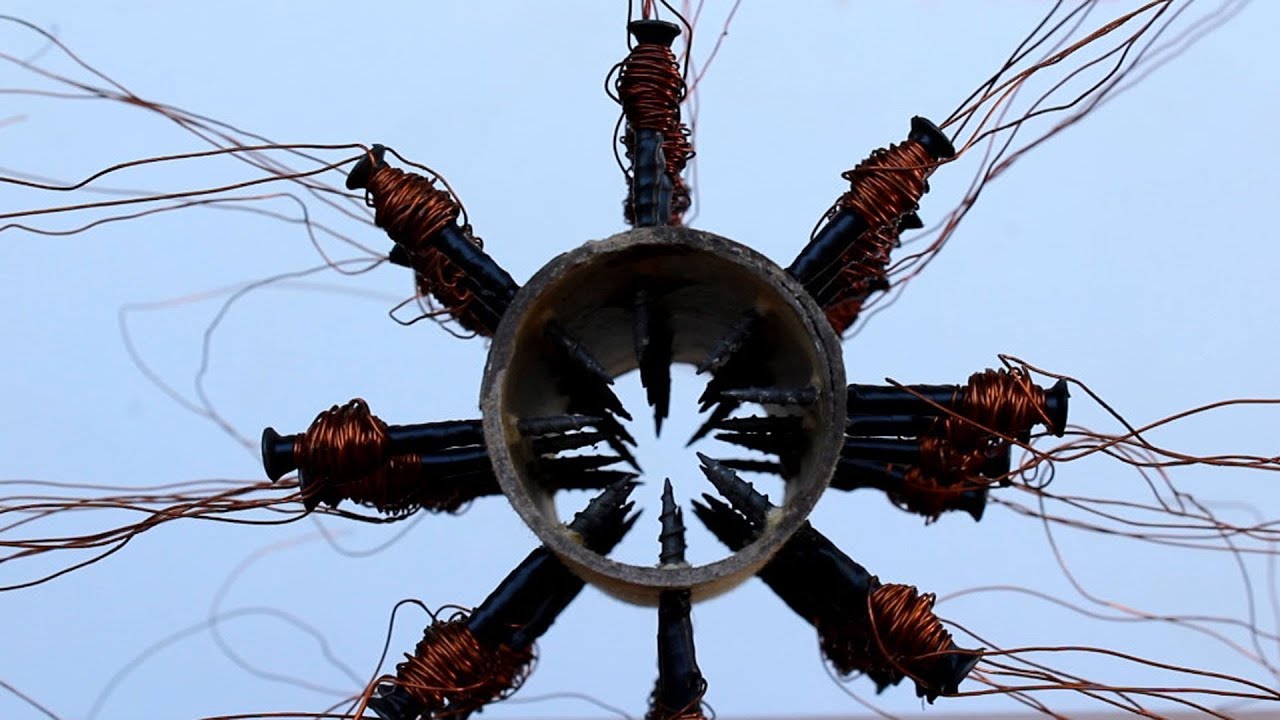 How to make a powerful DC motor at home