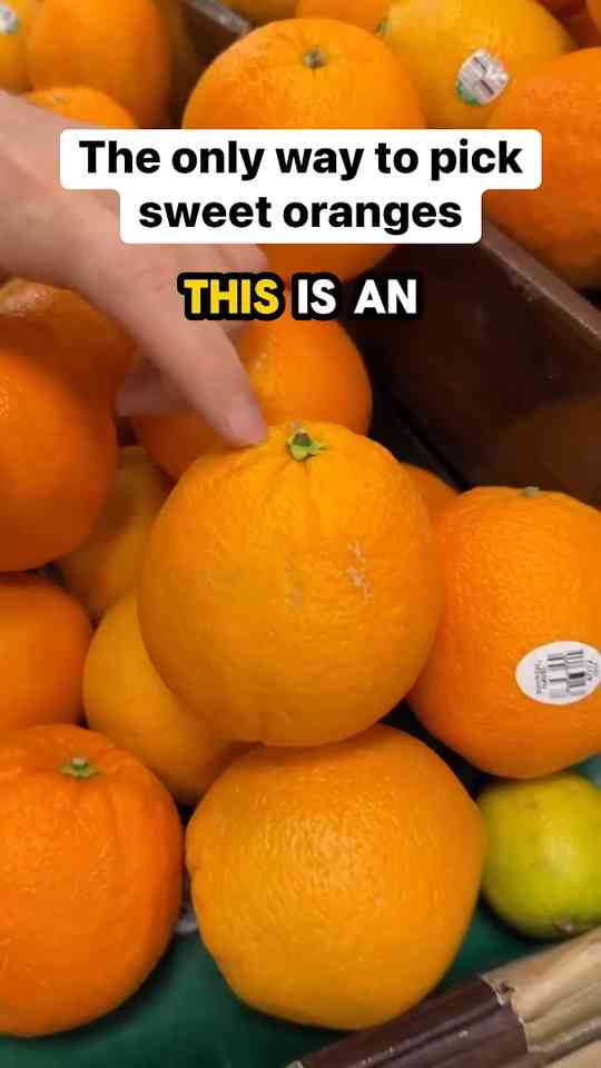 Do oranges taste sweeter with an innie or outie