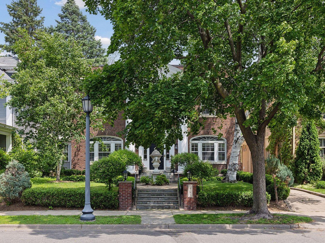 1920 Georgian Colonial Duplex in Minneapolis, Minnesota, With Brick ...