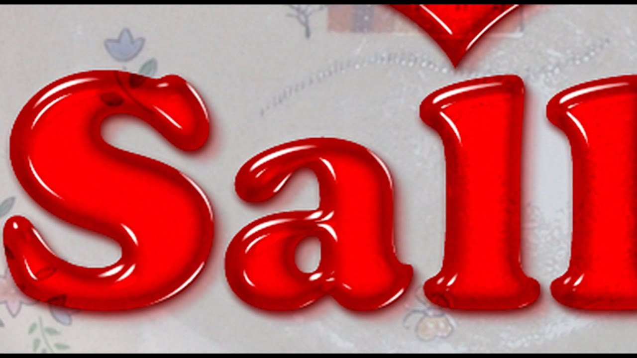 Photoshop tutorial: How to make JELLO text!